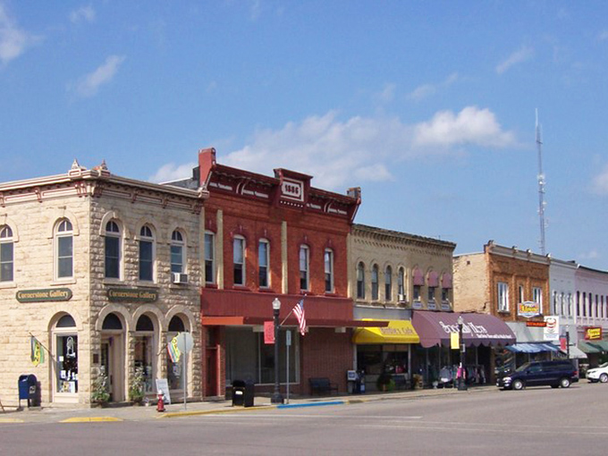 Baraboo's historic downtown square feels like stepping into a Norman Rockwell painting, except the Wi-Fi actually works and nobody's posing awkwardly with a turkey.