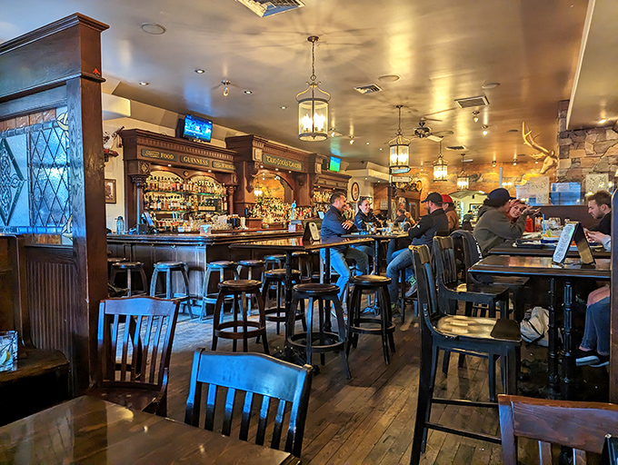 The bustling interior proves that in the battle between Irish pubs and smartphones, sometimes conversation and community still win.