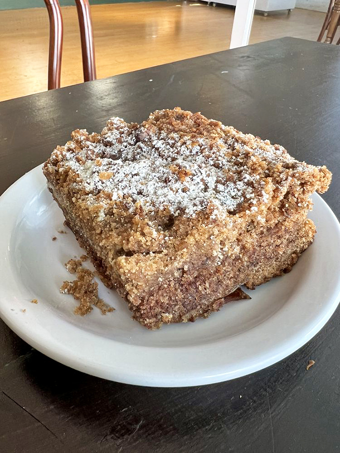 This apple crumb cake has the kind of substantial crumb topping that doesn't mess around&mdash;the dessert equivalent of a warm flannel shirt on a chilly Seattle morning.