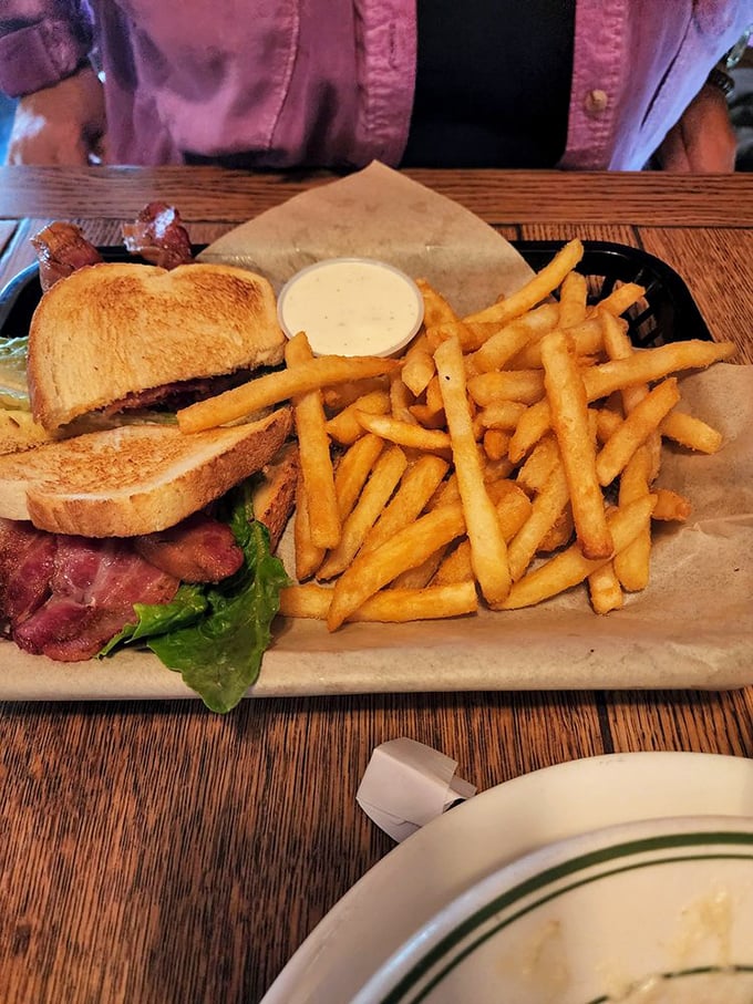 A sandwich that understands the BLT trinity isn't just about ingredients &ndash; it's about proportion, texture, and the sacred bond between bacon and toast.