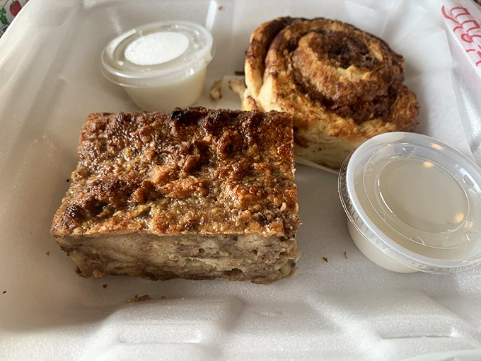 Banana bread pudding that makes you question why you'd ever save room for dessert anywhere else. Sweet, comforting, and utterly irresistible.