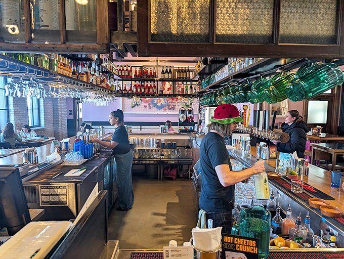 Behind every great Mexican meal is a well-stocked bar. This one's ready to shake, stir, and pour your worries away.