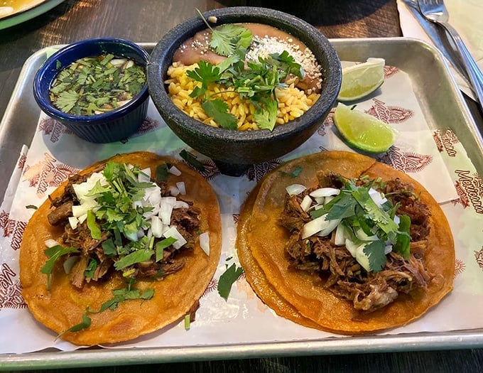 Taco Tuesday any day! These corn tortillas cradle perfectly seasoned meat, topped with cilantro and onion&mdash;simple, authentic, and utterly satisfying.