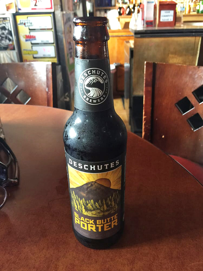 Local pride in a bottle &ndash; Deschutes Black Butte Porter sits ready to remind you that in Portland, good beer is always in season.