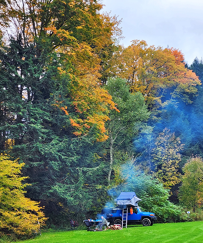 When camping here, the greatest luxury isn't what you bring, but what you leave behind &ndash; namely, your stress and cell service.