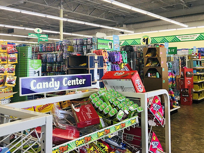 The Candy Center: where diet plans go to die and grandparents stock up on treats that will ensure their status as the favorite for at least another week.