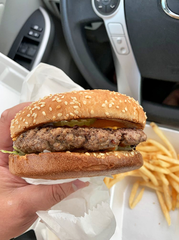 The kind of burger that makes you pause mid-bite to appreciate life's simple pleasures. No tweezers or microgreens required—just honest goodness.