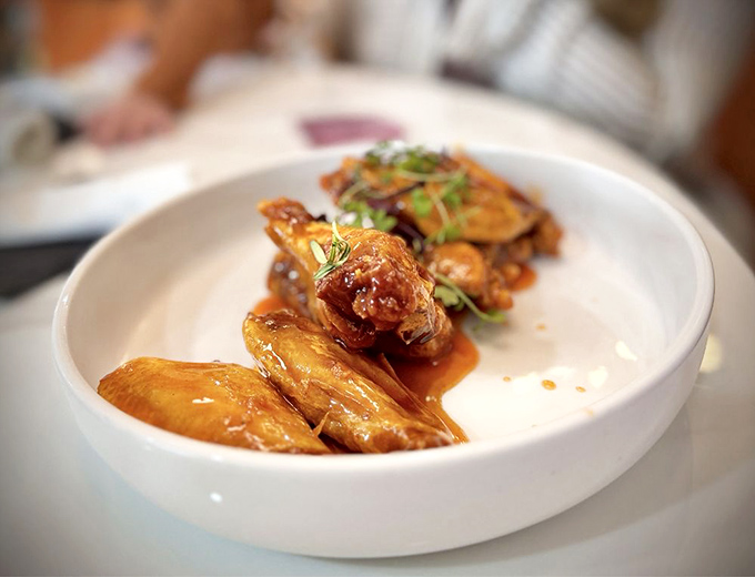 These glazed wings bring serious flavor to your morning table – because who says chicken is just for dinner?