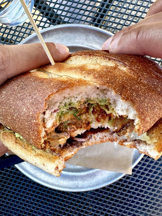 This sandwich isn't just lunch&mdash;it's architecture. Layers of flavor stacked between crusty bread create a handheld masterpiece worth every napkin.