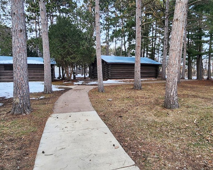These rustic log cabins at the Chippewa Valley Museum transport visitors to Eau Claire's lumber era. History you can touch, not just read about.