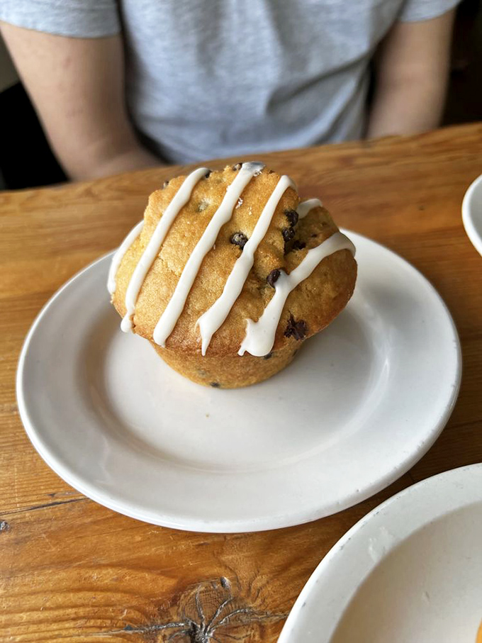 A muffin with frosting stripes is basically breakfast wearing a tuxedo&mdash;perfectly acceptable to eat before noon, but fancy enough for anytime.