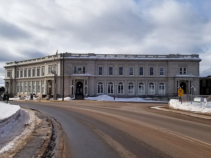 The Memorial Building isn't just impressive architecture&mdash;it's Ironwood's crown jewel, standing proud through a century of Upper Peninsula winters.
