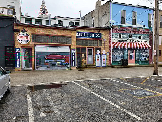 These vintage-style storefronts aren't just Instagram bait&mdash;they're functional businesses keeping the nostalgic spirit of Route 66 alive for new generations.