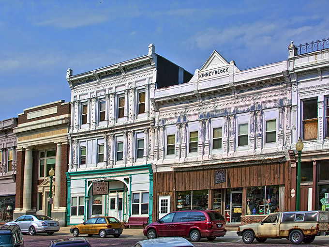 These aren't just storefronts&mdash;they're time capsules with cash registers. Each facade tells a story of American commerce and community.