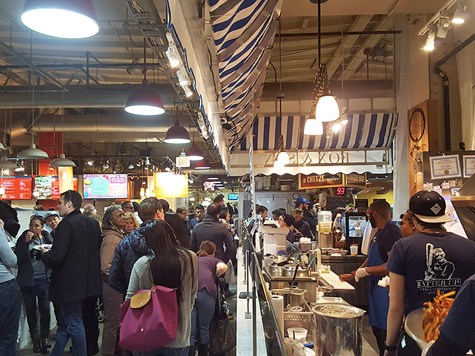 The line forms for a reason. When food is this good, waiting becomes part of the anticipation, like the climb before a roller coaster drop.