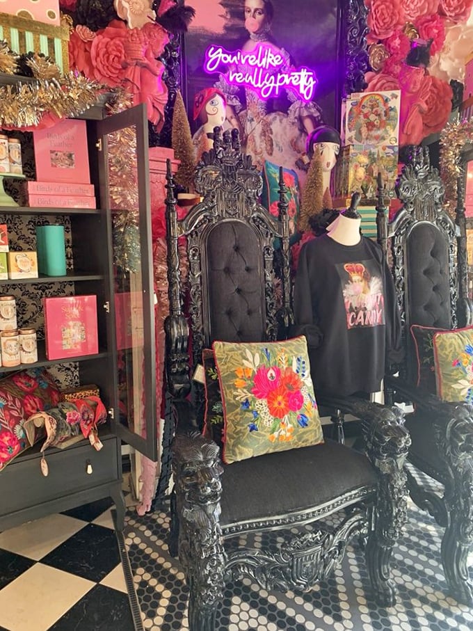 You're like, really pretty indeed. These royal thrones aren't for sitting—they're for feeling like dessert royalty while you indulge.