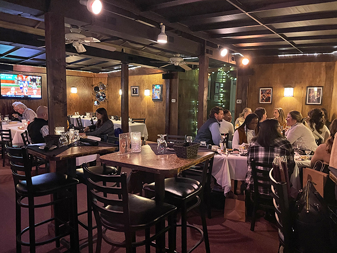 Every table tells a story at Beef 'N Bottle, where family celebrations and business deals have been sealed with perfectly cooked steaks for generations.