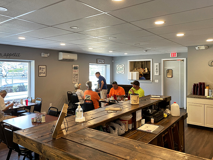 Where breakfast dreams come true and coffee cups never stay empty for long&mdash;the beating heart of DJ's Campus Kitchen.