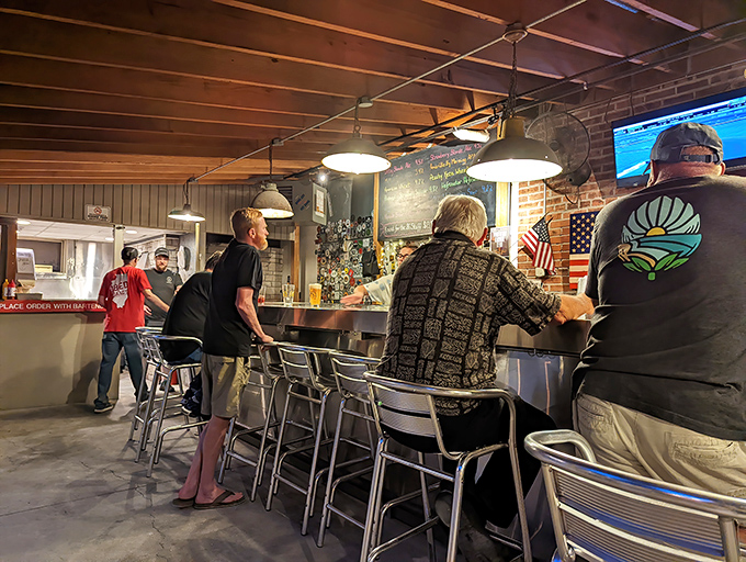 Where locals gather to debate the important issues: Abraham Lincoln's legacy, Illinois politics, and whether today's fish and chips are even better than yesterday's.