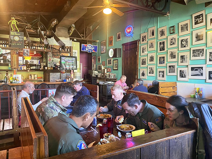 Where strangers become friends over plates of comfort food. These diners know Monday means meatloaf and meatloaf means business.