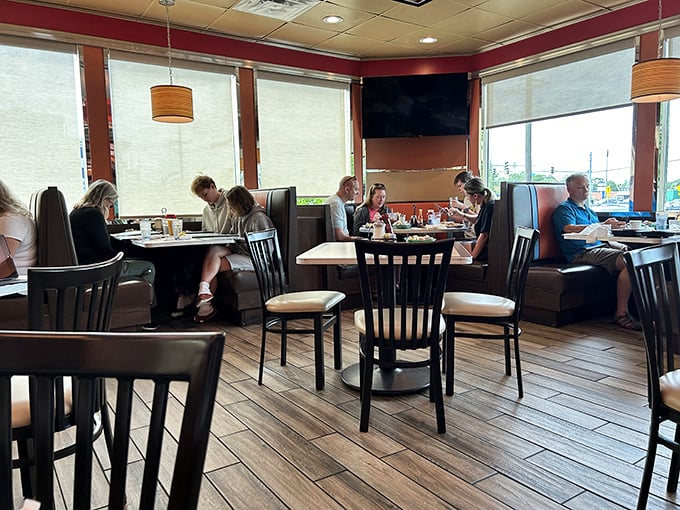 Where strangers become neighbors over plates of pancakes and endless coffee refills &ndash; the true American melting pot.