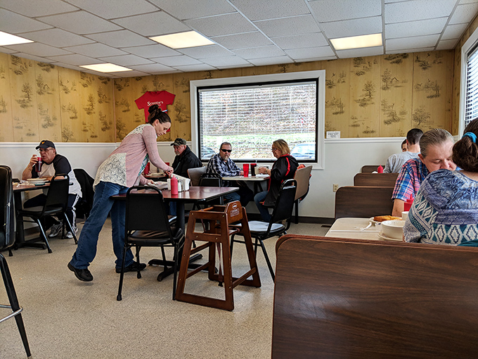 Where locals gather for more than just food. That wallpaper has witnessed decades of first dates, family celebrations, and everyday magic.