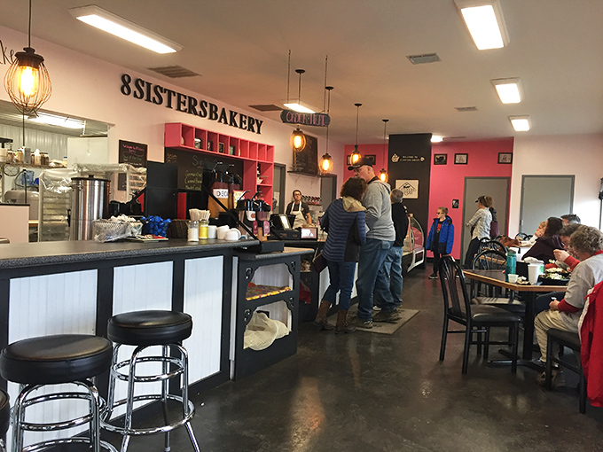 The Saturday morning line forms with the precision of Black Friday shoppers, but everyone's smiling because sugar-glazed nirvana awaits.