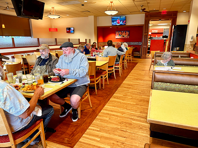 Where regulars become family and first-timers become regulars. The dining room hums with the universal language of good food.