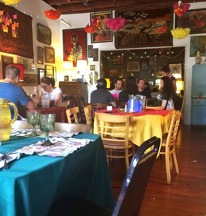 Where strangers become temporary friends, united by colorful tablecloths and the shared experience of discovering something wonderful.