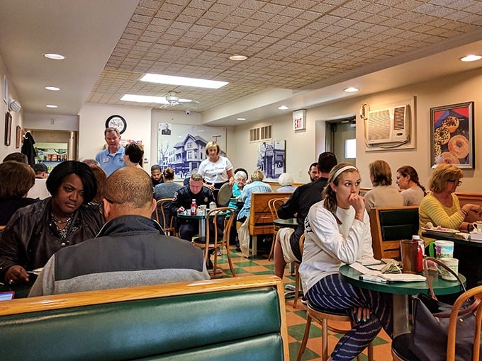 The breakfast crowd&mdash;a cross-section of Wilmington life united by the universal language of "pass the syrup, please."