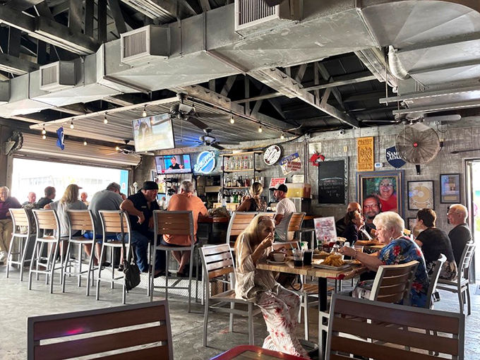 Where locals and tourists become indistinguishable, united by the universal language of "pass the napkins" and "try this."