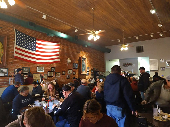 Weekend mornings bring a full house of locals who know the secret&mdash;this former firehouse now extinguishes hunger with remarkable efficiency.