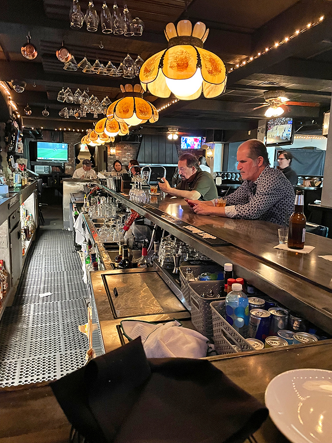 Where classic steakhouse charm meets California cool. Those Tiffany-style lamps have witnessed countless celebrations and everyday indulgences.