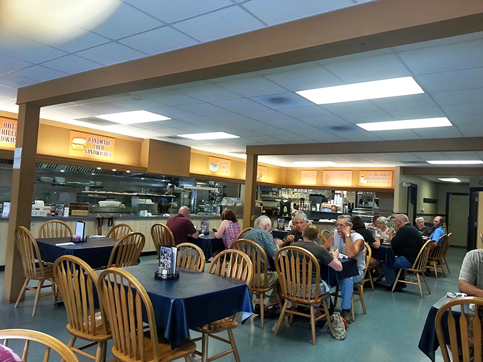 The true measure of a great local restaurant: tables filled with regulars who've been coming for decades. They know what you're about to discover.