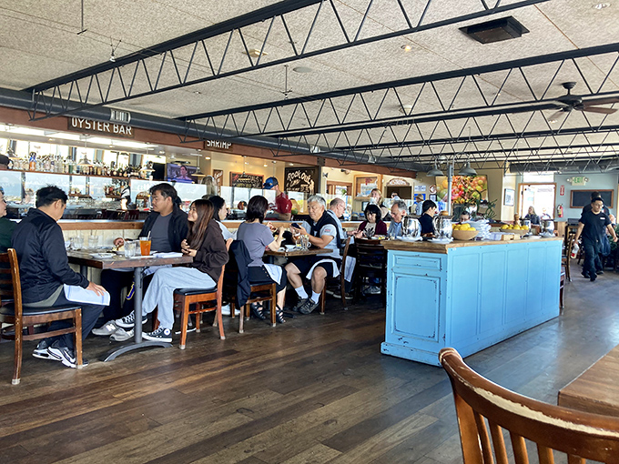 The oyster bar&mdash;where strangers become friends united by their willingness to slurp shellfish in public without shame.