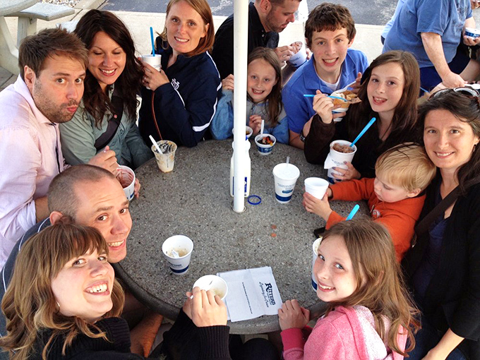 Ritter's brings people together better than family reunions, with none of the awkward conversations about politics.