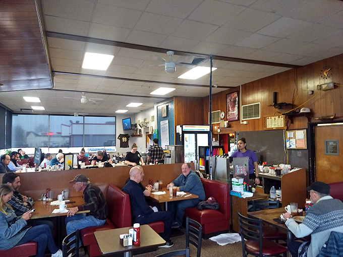 The true measure of a great diner? Regulars who've been claiming the same tables for decades, solving the world's problems over endless cups of coffee.