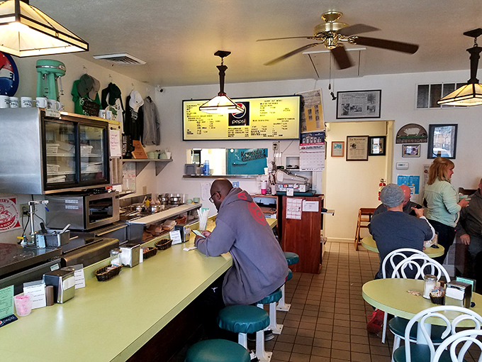 The counter seating&mdash;where strangers become friends united by the universal language of "Have you tried the brisket yet?"