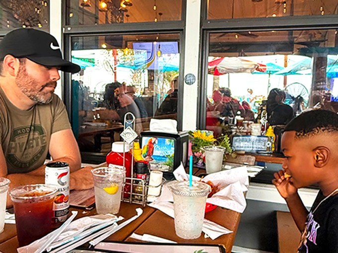 Where memories are made. Nothing says "we're having a good time" like cold drinks and the anticipation of fresh seafood.