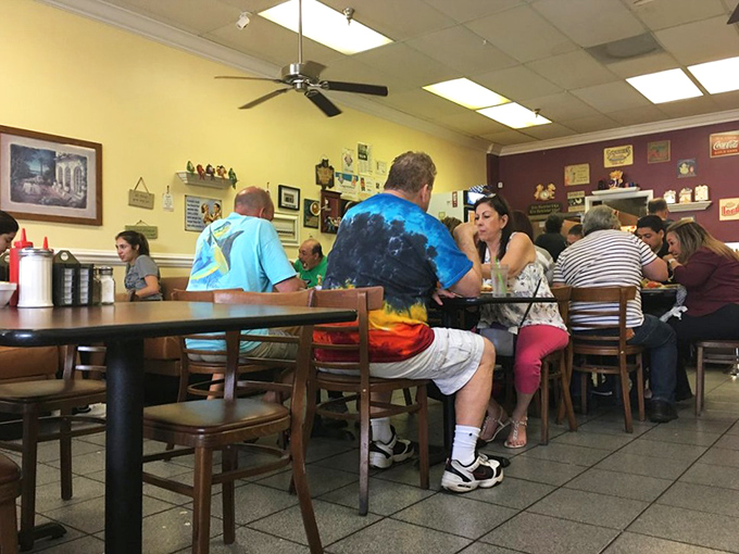 Where breakfast magic happens. Notice how everyone's leaning slightly forward? That's the universal body language for "I can't believe how good this is."