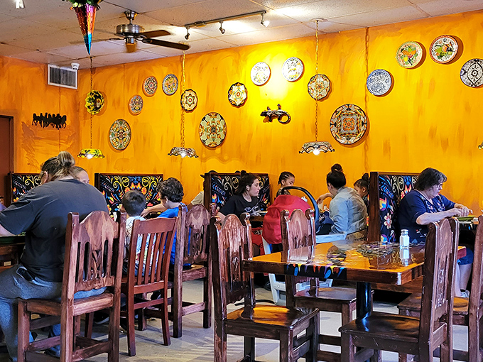 The true measure of any restaurant: a dining room filled with people too busy enjoying their food to notice they're being photographed.