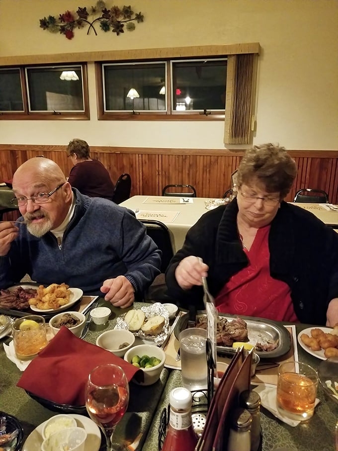 Locals know good food when they see it &ndash; this couple's expressions say more about the quality than any review ever could.