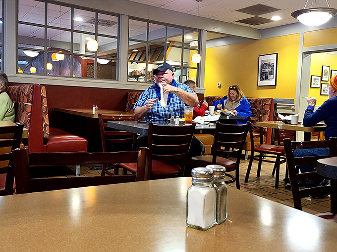 Regulars don't just eat here&mdash;they hold court in these booths, turning breakfast into a social event worthy of your calendar's prime real estate.