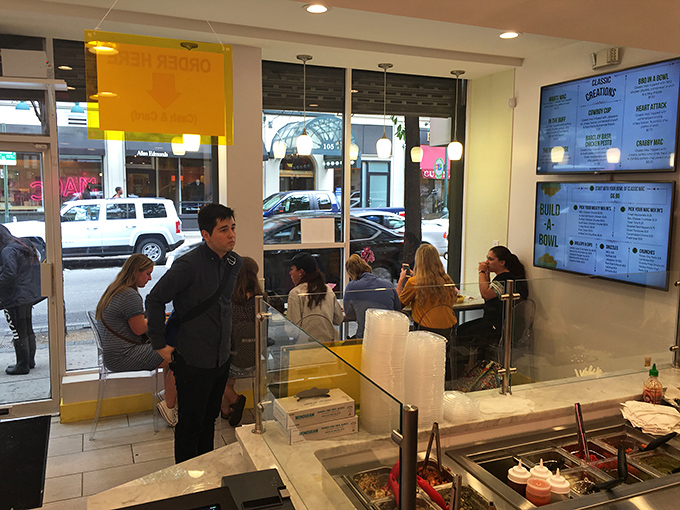 Where mac and cheese pilgrims gather to worship at the altar of perfectly melted cheddar and creative toppings.