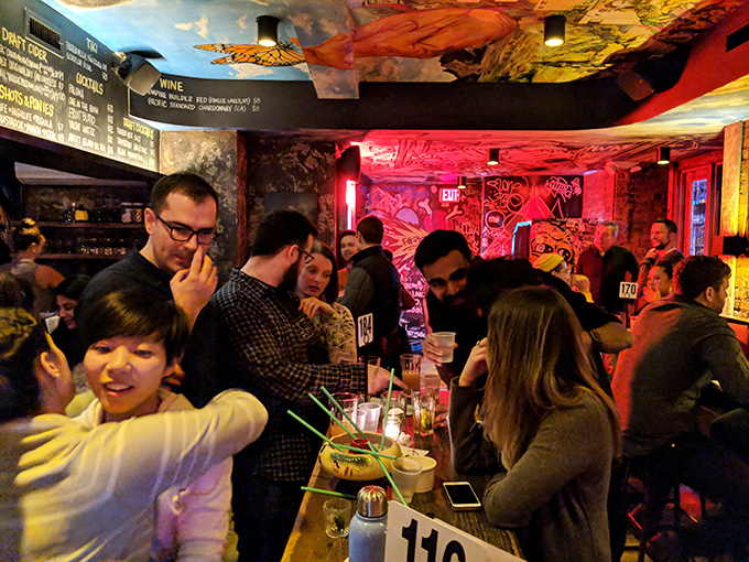 Friday night fever. When New Yorkers gather around good food, the energy could power the entire grid during a blackout.