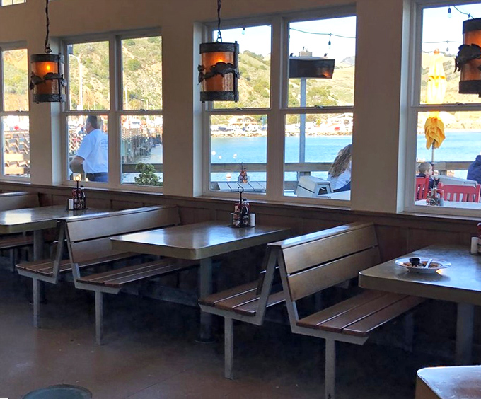 Window seats at Mersea's offer the kind of million-dollar views that make you question every life decision that doesn't involve eating seafood by the ocean.