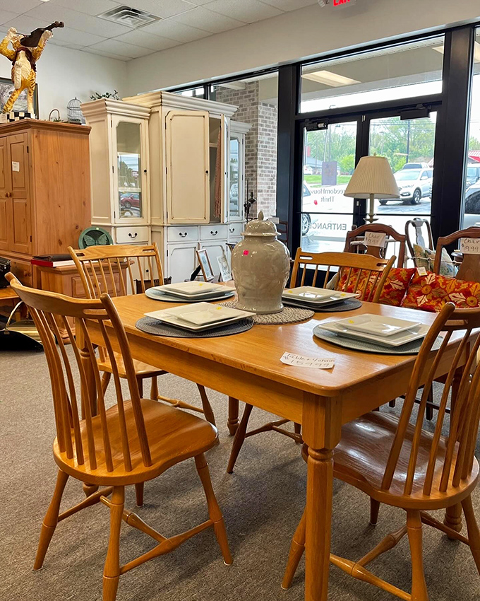 This dining set isn't just furniture—it's the backdrop for future family gatherings, all for less than the cost of a restaurant meal.