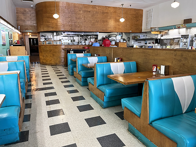 Where turquoise booths have witnessed first dates, family reunions, and business deals for longer than most of us have been alive.