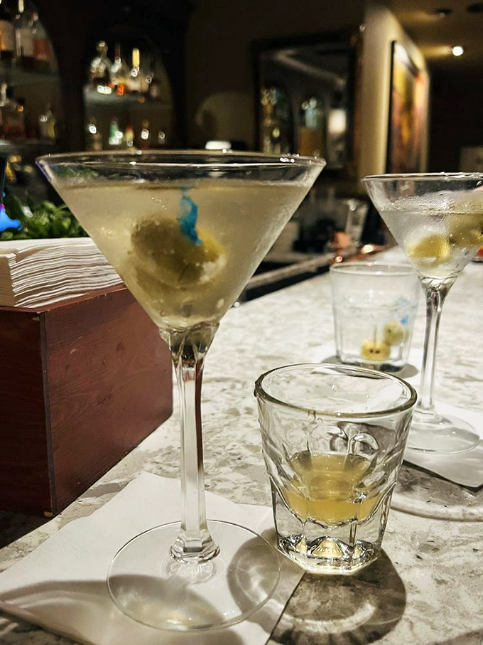 Martinis so cold they make your teeth hurt&mdash;served with olives that have soaked up just enough gin to make them dangerous.