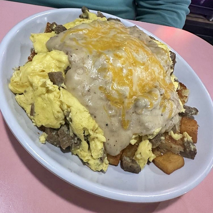 This skillet doesn't just contain breakfast&mdash;it contains dreams. When gravy meets eggs meets potatoes, magic happens at the crossroads.